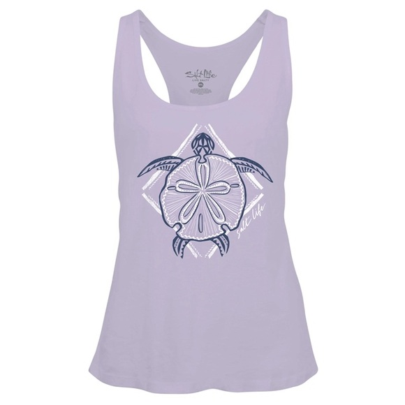 Salt Life | Tops | New Salt Life Turtle Bay Tank Pale Lavender | Poshmark